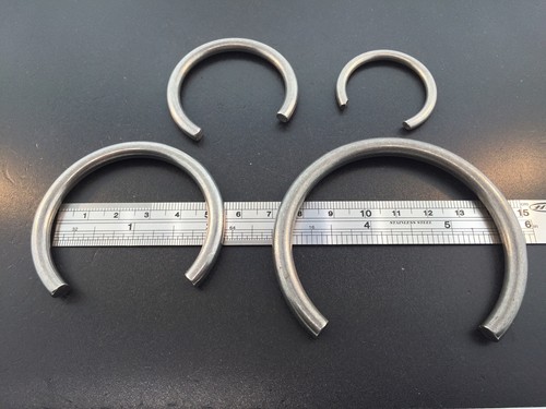 Antique Clock Repair Mainspring C Clamps Set of 4 sizes | eBay