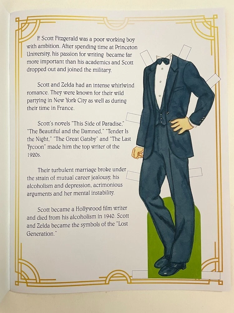 Zelda Fitzgerald Paper Dolls