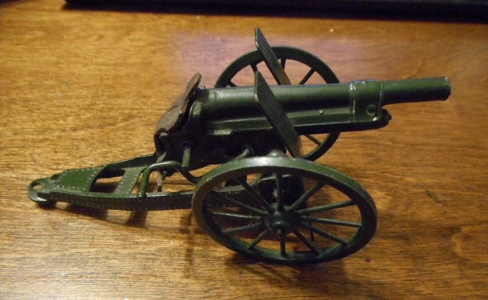Vintage Metal Britains Pull Behind Cannon England WWI Diecast 5 1/2" | eBay