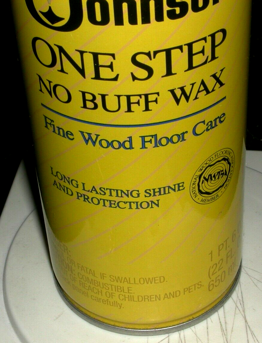 SC Johnson One Step No Buff Wax Floor Care 22 3/4 OZ WITH CAN | eBay