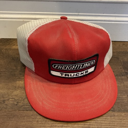 Vintage Freightliner Trucks Patch Red Snapback Trucker Hat Cap Mesh | eBay