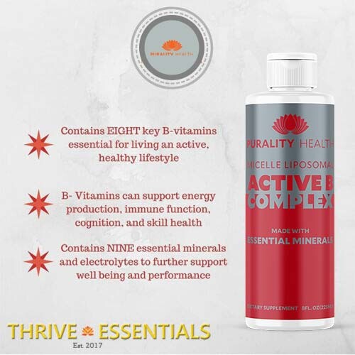 Micelle Liposomal Active B Complex - By Purality Health PuraTHRIVE | eBay