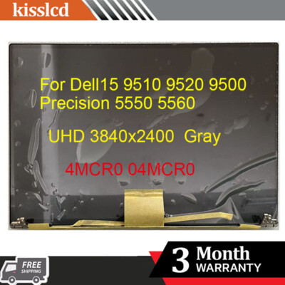 Dell Precision 5500 XPS 9500 UHD Touch Screen LCD Complete Assembly ...