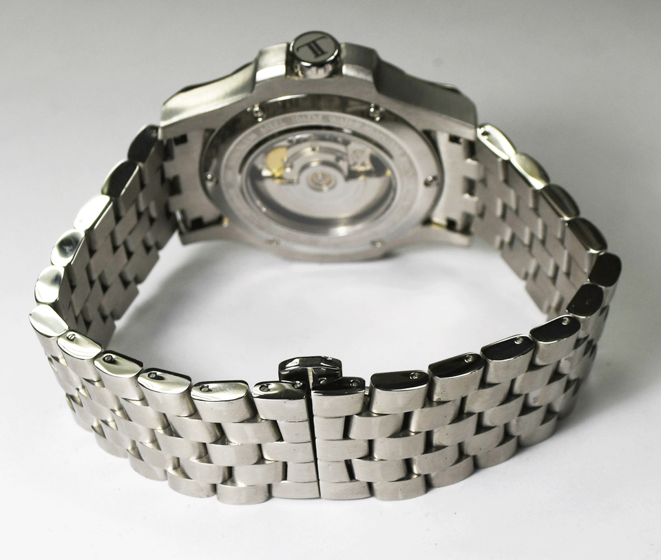 Men's Jerome Lemars Blue 100m Automatic 26J 45mm Stainless JL-6232 | eBay