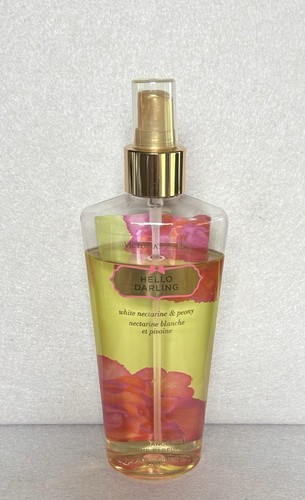 VICTORIA'S SECRET HELLO DARLING PEONY FRAGRANCE BODY MIST SPRAY 8.4 OZ ...