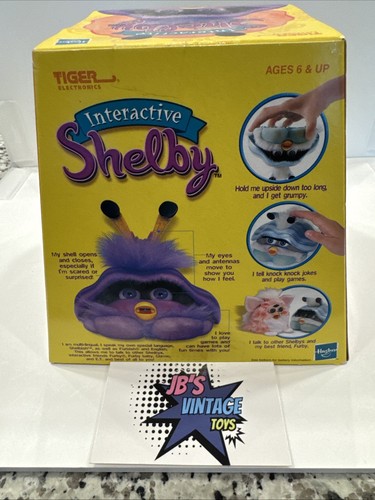 Vintage Rare Hasbro Tiger Electronics Interactive SHELBY Orange Green ...