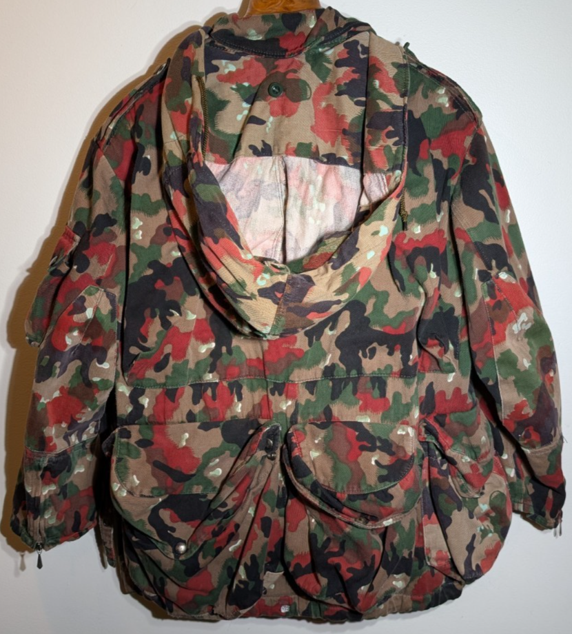 Swiss Army M70 Alpenflage Camouflage Hooded Heavy Combat Field Parka ...