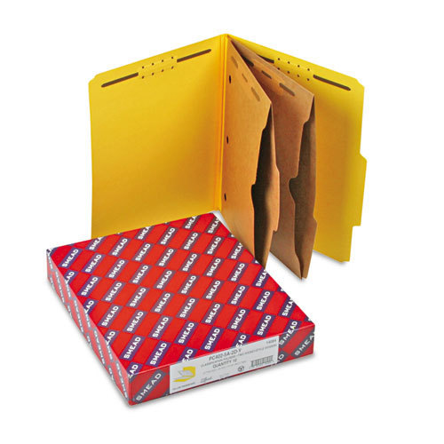 Smead SafeSHIELD Classification Folder with Pocket Divider - Letter for ...
