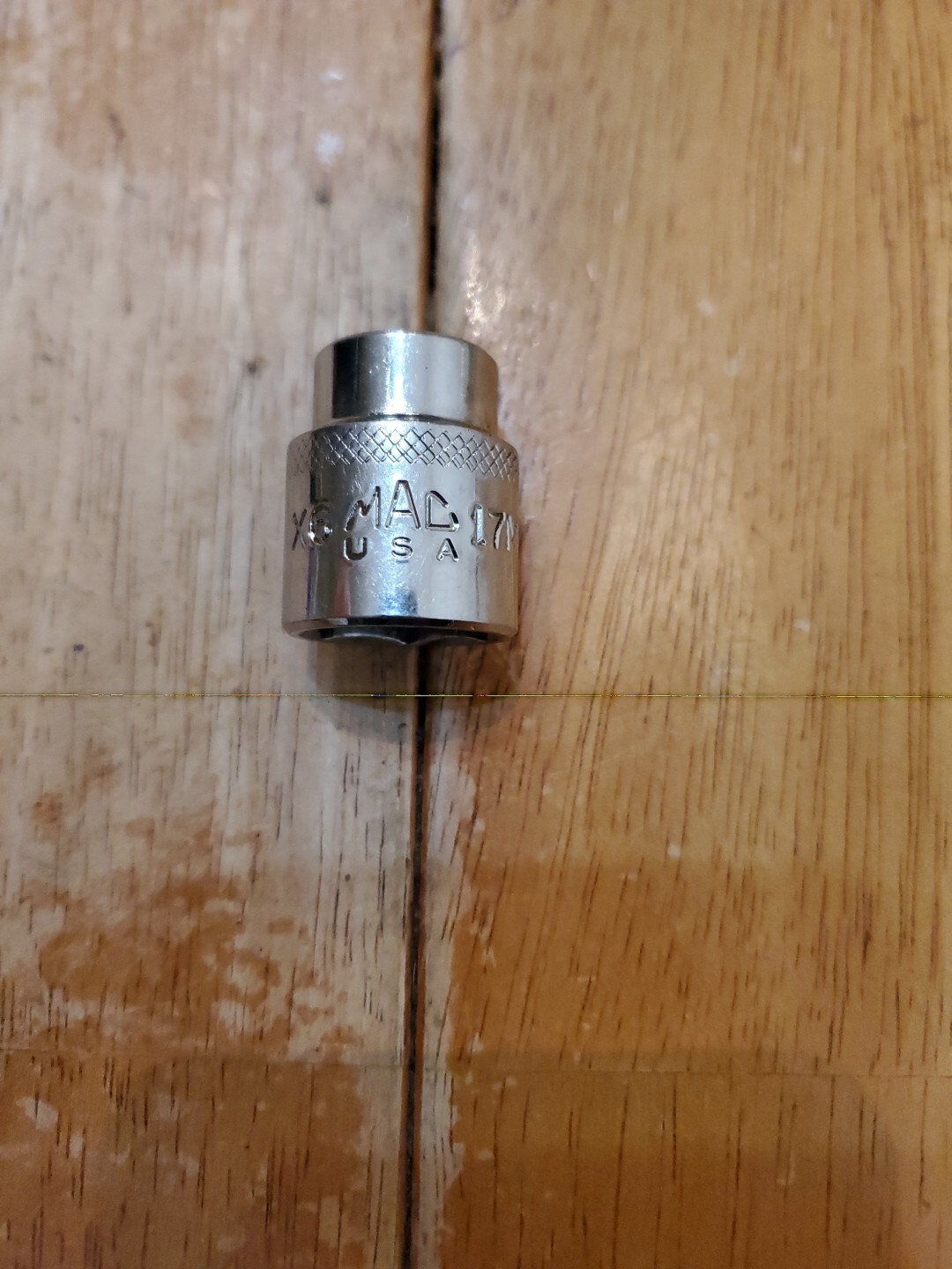 Mac Tools 3/8" Drive 17MM 6PT Metric Chrome Shallow Socket USA X617MMR ...