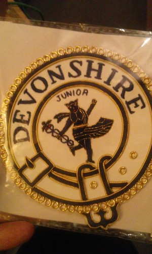 Masonic Apron Badge - Province of Devonshire - Mark , Deacon | eBay UK
