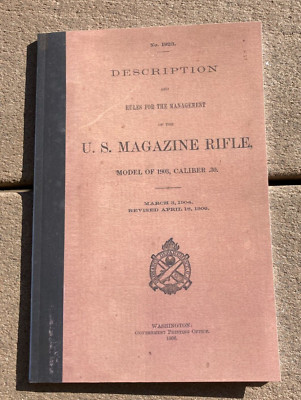 U.S. Army Magazine Rifle Model 1903 Caliber 30 Springfield M1903 Book ...