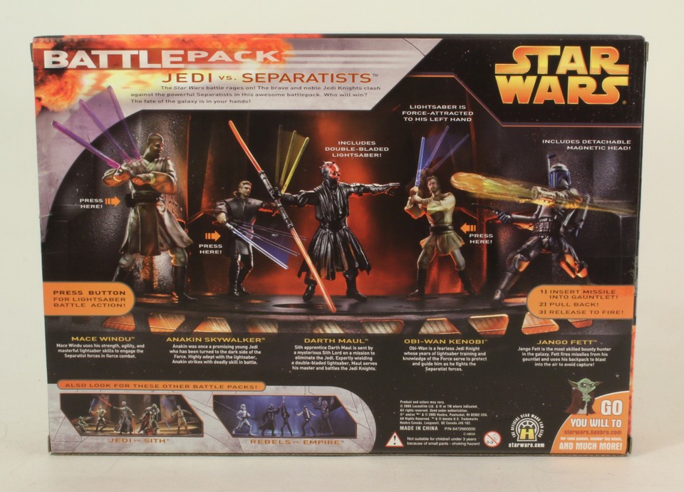 Star Wars 30th Anniversary Collection Battle Packs Jedi VS. Seperatists ...