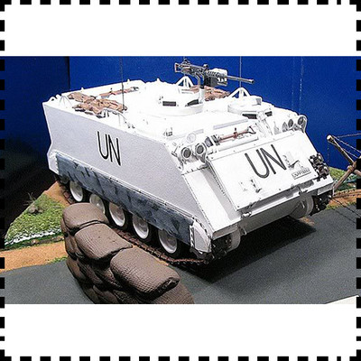 1:25 Scale UN M113 armored Personnel Carrier DIY Handcraft Paper Model ...