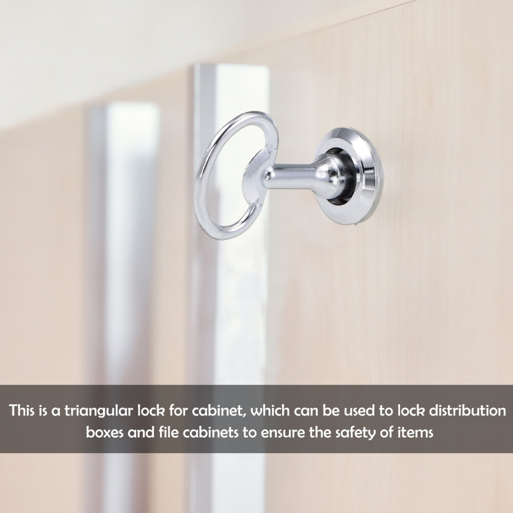 2 Sets Utility Service Key Distribution Box Triangular Lock Triangle ...