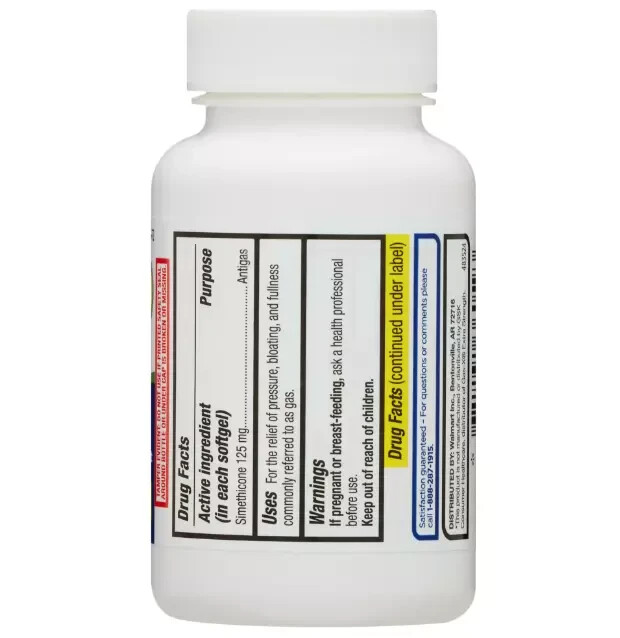 Gas X Comparison Equate Extra Strength Gas Relief Simethicone 125mg 72 ...