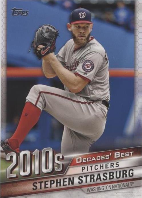2020 Topps - Decades Best Series 2 Pitchers Stephen Strasburg #DB-94 ...