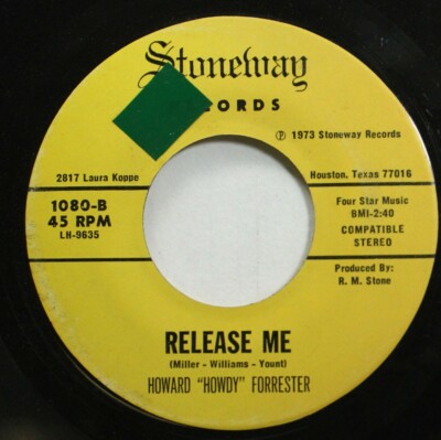 Polka 45 Howard "Howdy" Forrester - Release Me / Topeka Polka On ...
