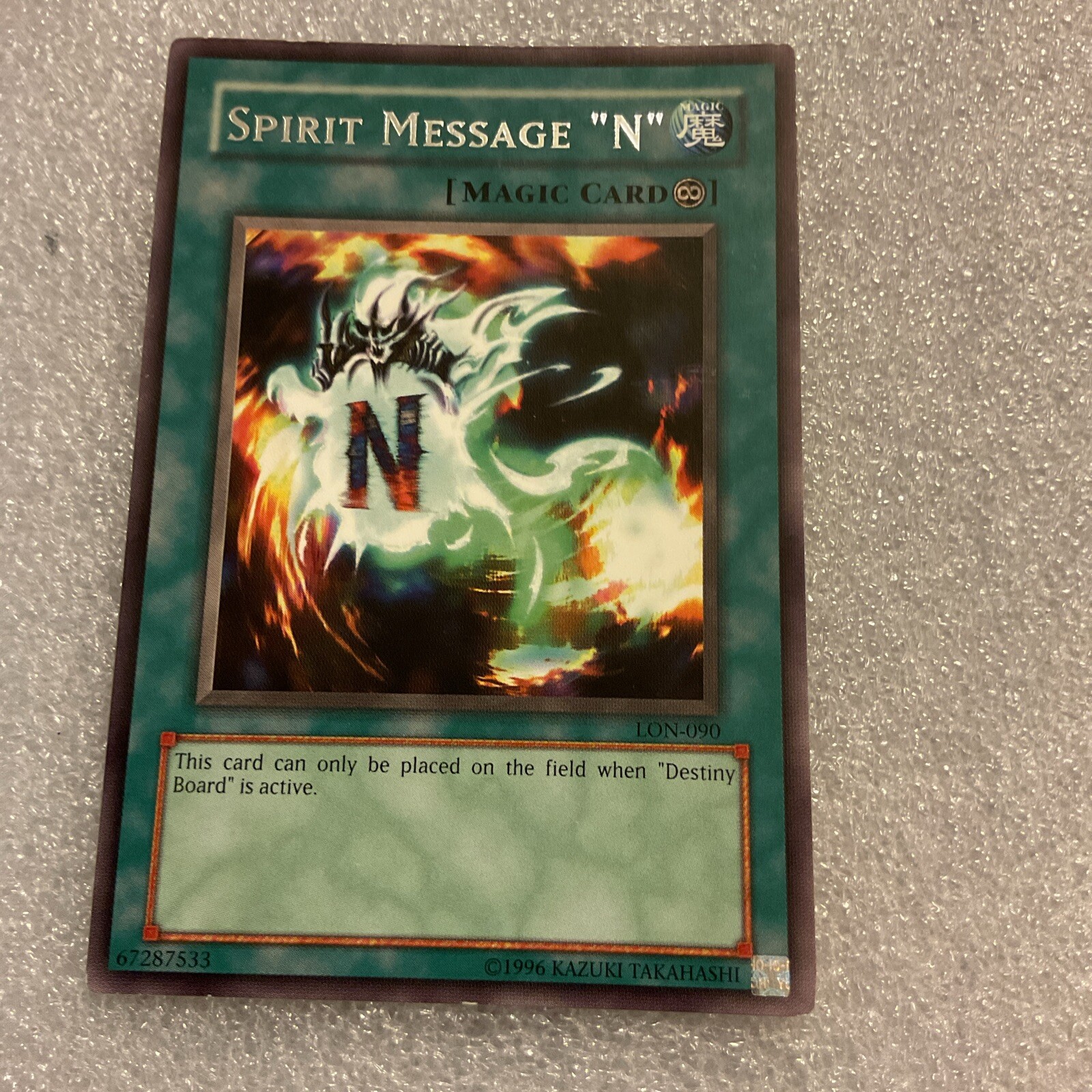 Yu-Gi-OH! Spirit Message "N" Labyrinth of Nightmare LON-090 Unlimited ...