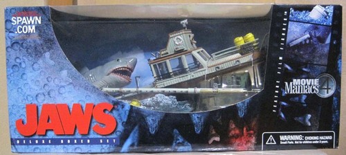 JAWS Deluxe Box Set Series 4 McFarlane Toys Movie Maniacs Shark Japan ...
