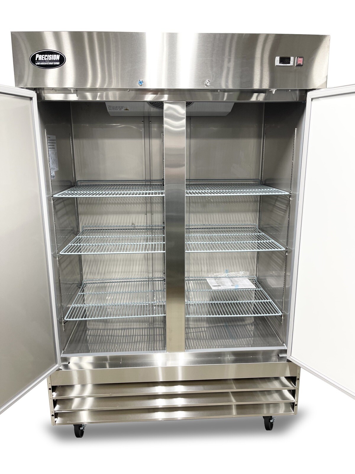 2 Door FREEZER Commercial FROZEN Stainless Double Reach In New Up Right ...