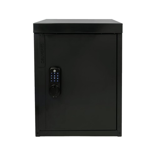 Yale YDB01-BLK Storage box Black Rectangular Monochromatic Outdoor ...