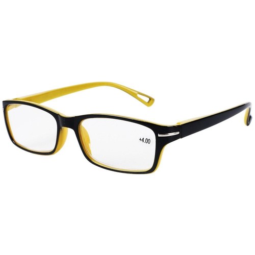 Yellow Black Reading Glasses PC Plastic Presbyopia Eyeglasses Men and ...