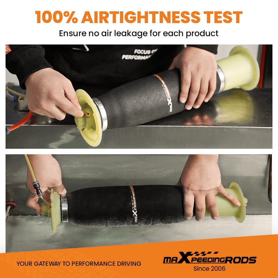 Rear 1500lb Air Spring Tapered Sleeve Bag for 1/4" NPT W21-760-9000 | eBay