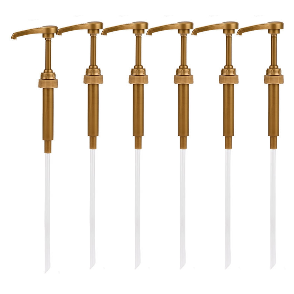 Press Type Dispenser Syrup Pump Head For Coffee Shop Anti-siphon ...