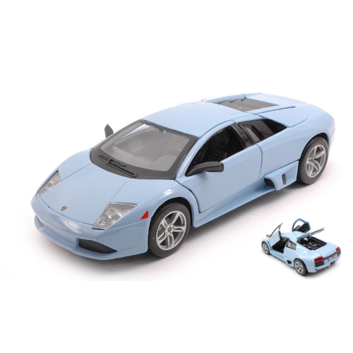 LAMBORGHINI MURCIELAGO LP640 2010 LIGHT BLUE 1:24 Maisto Auto Stradali ...