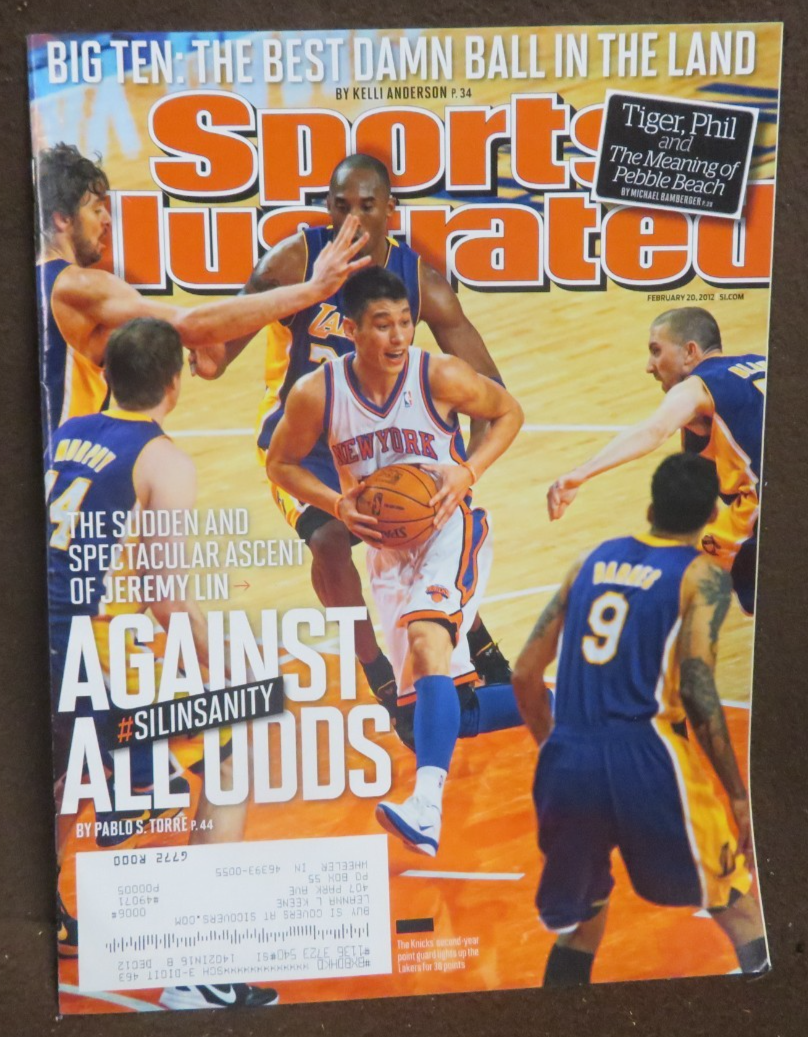 4015 SPORTS ILLUSTRATED FEBRUARY 20 2012 JEREMY LIN AGAINST ALL ODDS ...