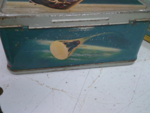 VINTAGE 1963 King Seeley THERMOS JOHN GLENN NASA SPACE CAPSULE LUNCH ...