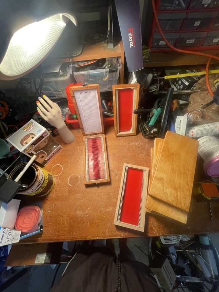 Dexter Morgan Blood Slide Trophy Box (Reproduction Of The TV Show Prop ...