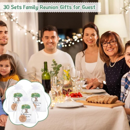 Misdary Family Reunion Favors Tree Keychain Thank You Cards and... | eBay