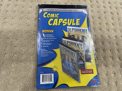 COMIC CAPSULE MODERN 1 (BLACK) PROTECTIVE COMIC BOOK TOP LOADER NEW | eBay