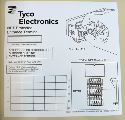 Tyco HUB-NPT-025-D-U-A-NOP-O Next Generation Protected Entrance ...
