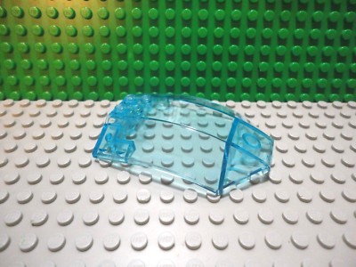Lego 1 Trans Light Blue 8x6x2 sloped windscreen windshield plane ship ...
