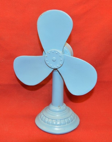 FAUX Antique Look Electric Table Fan Metal Reproduction Home Décor ~9 ...