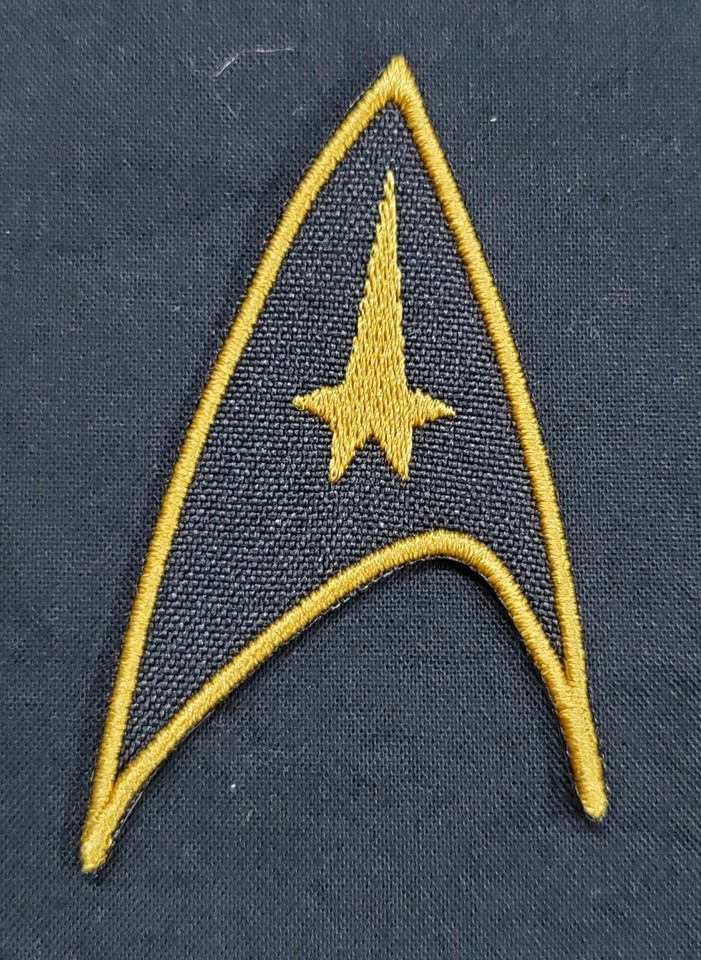 Star Trek Iron On Patch William Shatner Spock Leonard Nimoy Picard ...