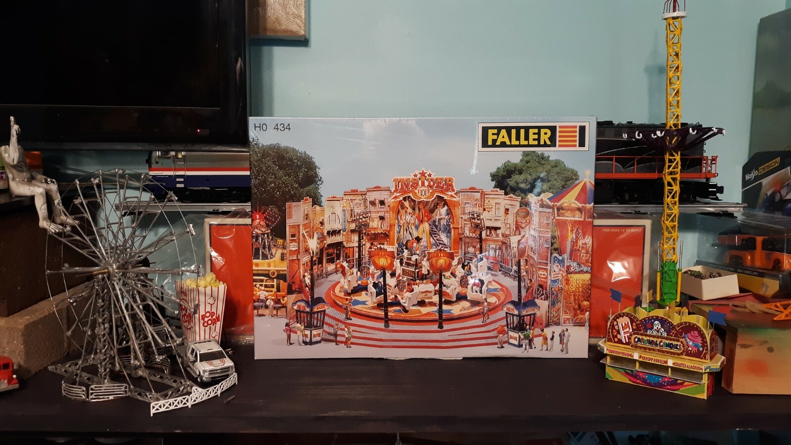 FALLER 434 INSIDER NEW STILL SHRINK WRAPED CARNIVAI FAIRGROUND RIDES | eBay