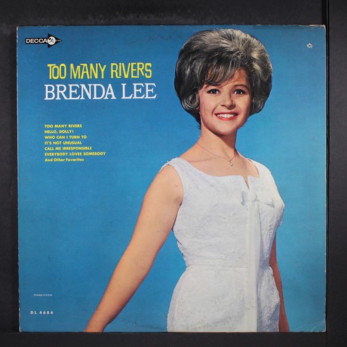 BRENDA LEE: too many rivers DECCA 12" LP 33 RPM | eBay