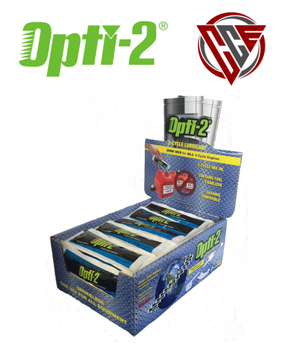 48 Pouches Opti Engine Oil 1.8 oz 2 Cycle Mix for 1 Gallon – Opti-2 ...