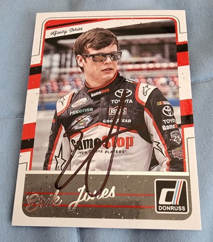 ERIK JONES **AUTOGRAPHED** 2017 #18 GAMESTOP PANINI DONRUSS CARD | eBay