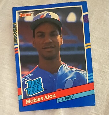 Moises Alou 1991 Rookie Baseball Card | eBay
