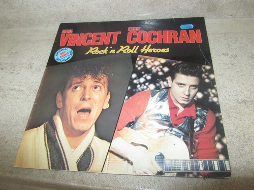 LP vinyl 33t / Gene Vincent & Eddie Cochran – Rock 'N Roll Heroes (1985 ...