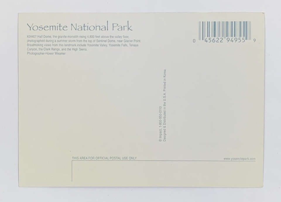 Half Dome Yosemite National Park from the top of Sentinel Dome CA ...