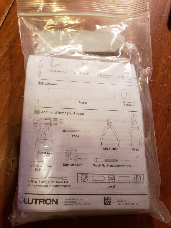 Lutron Dual Ceiling Pocket Mount Bracket Kit WIN-BRK-H-PWC | eBay