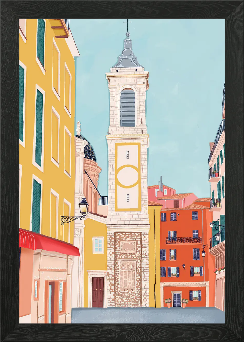 Nice France Art Print Framed Wall Art Poster Canvas Print Picture | eBay
