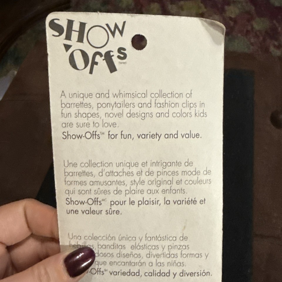 Vintage Kids Barrettes! (1990s) Self Hinge! Snap Tight! Unique old ...