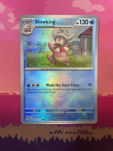 Pokemon Card Slowking Prismatic Evolutions Master Ball 019/131 Near ...