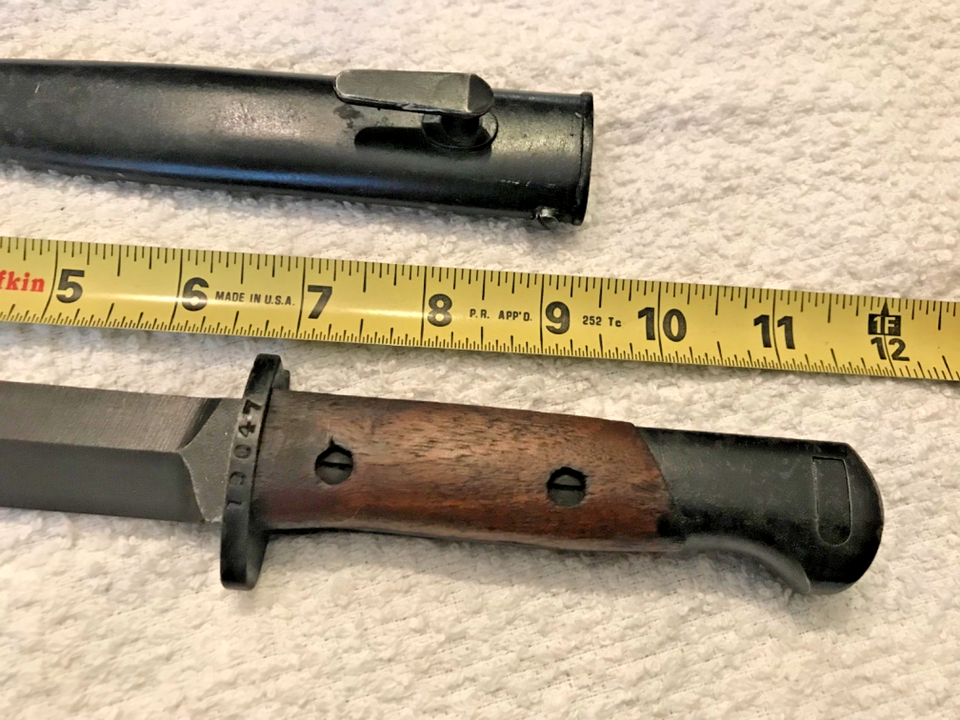 ORIGINAL Portuguese m/948 SMG stiletto dagger type blade bayonet ...